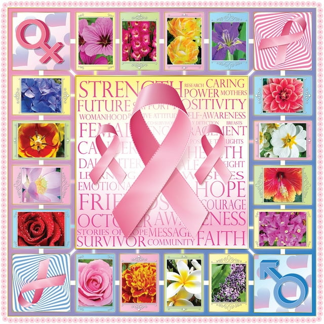 Springbok Symbols of Strength Breast Cancer Awareness - 500 Piece ...