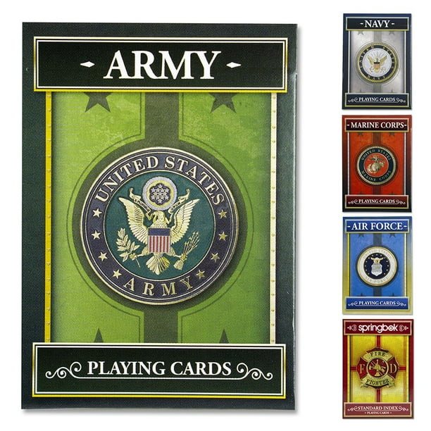Springbok - United States Army Playing Cards - Officially Licensed 52 ...