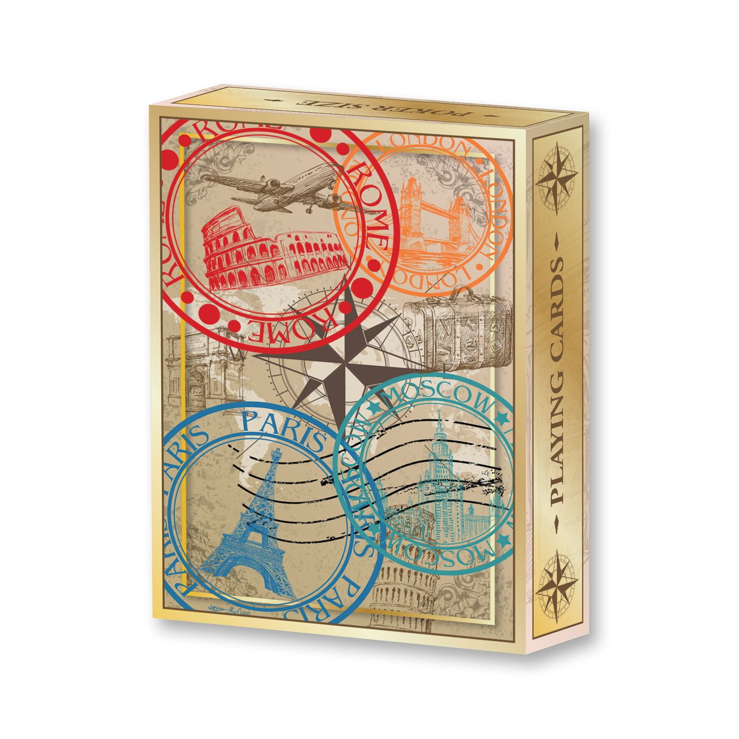Springbok's World Travel Standard Index Playing Cards Deck - Walmart.com