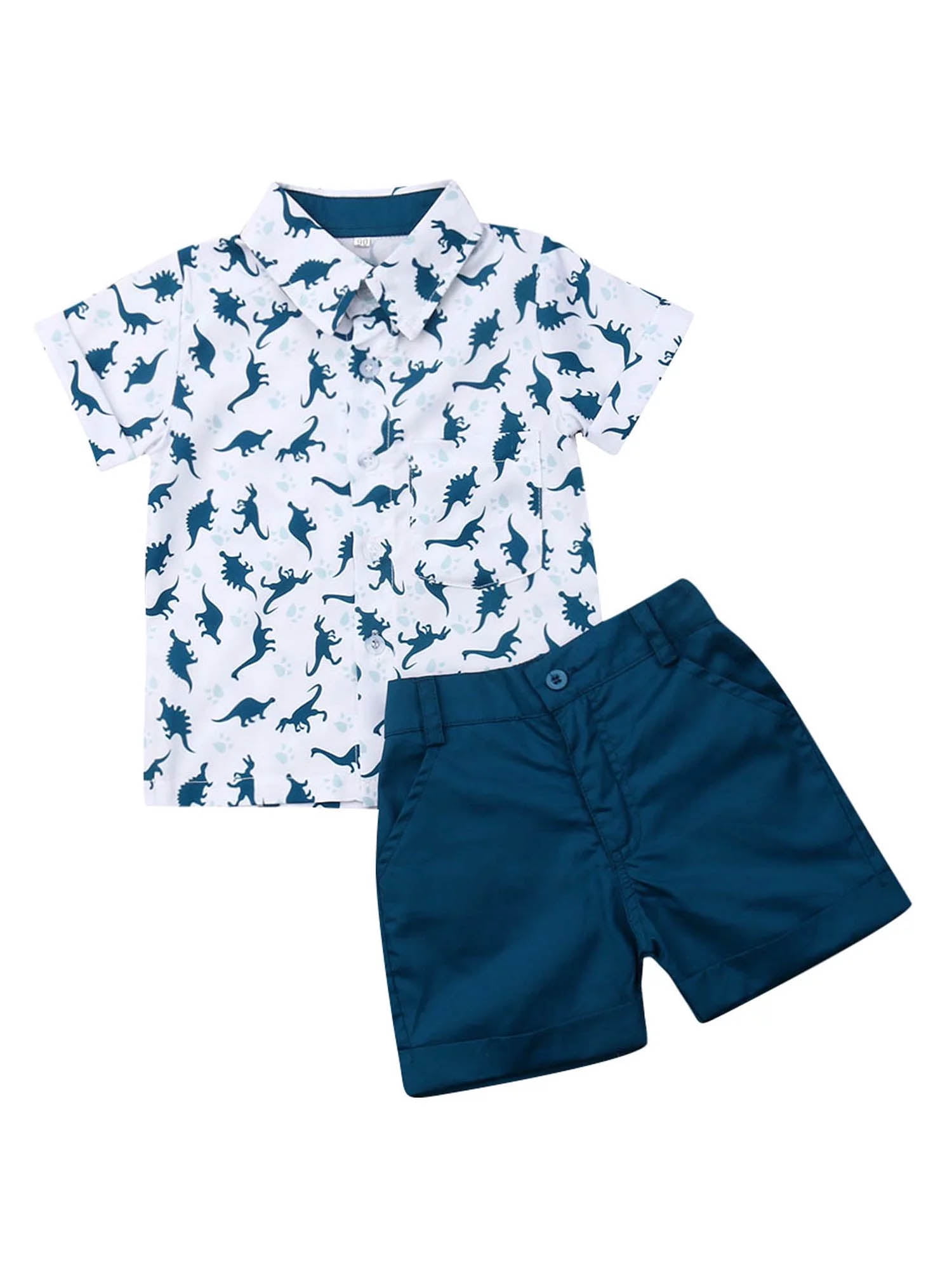 Springcmy Toddler Baby Boy Outfits 1T 2T 3T 4T 5T 6T Clothes Summer ...