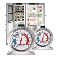 AcuRite 00515M Refrigerator Thermometer with 2 Wireless Temperature ...