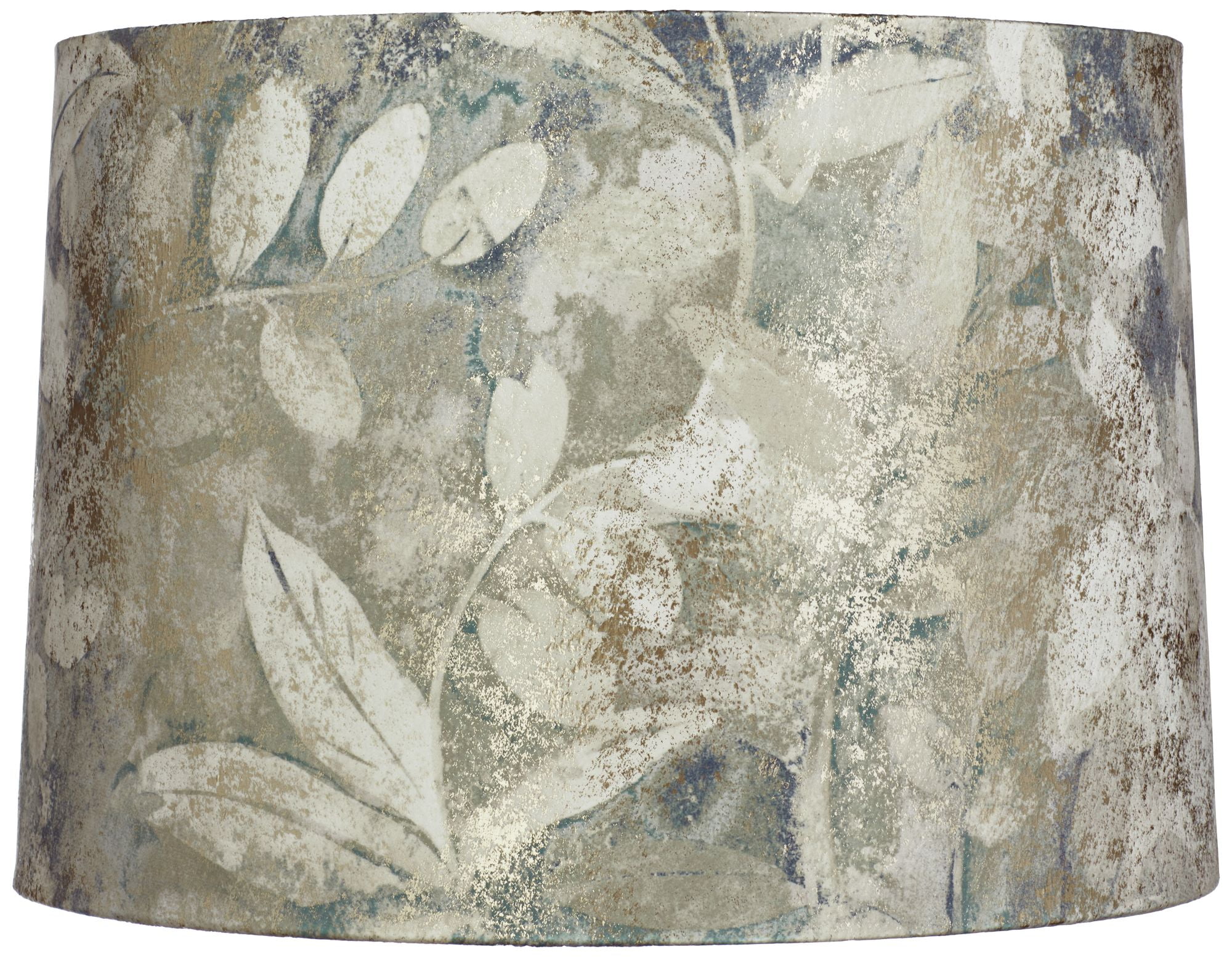 Springcrest 14" Top x 15" Bottom x 10" High x 10 1/2" Slant Print Lamp ...