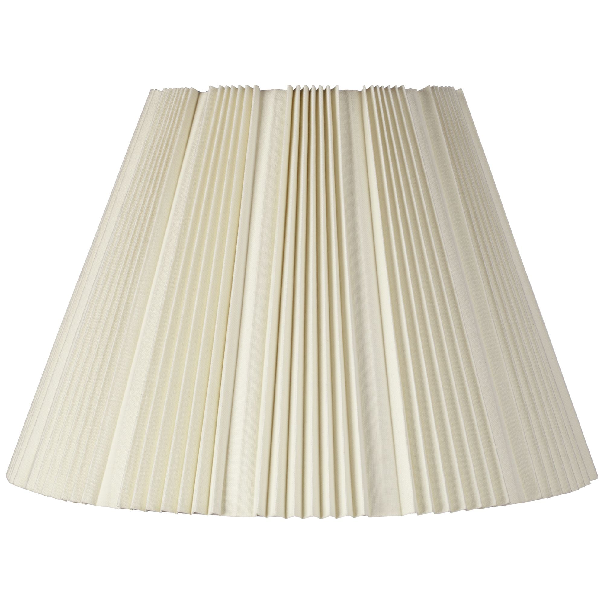 "Springcrest Large Eggshell Pleated Lamp Shade, Harp and Finial, 9.5 ...