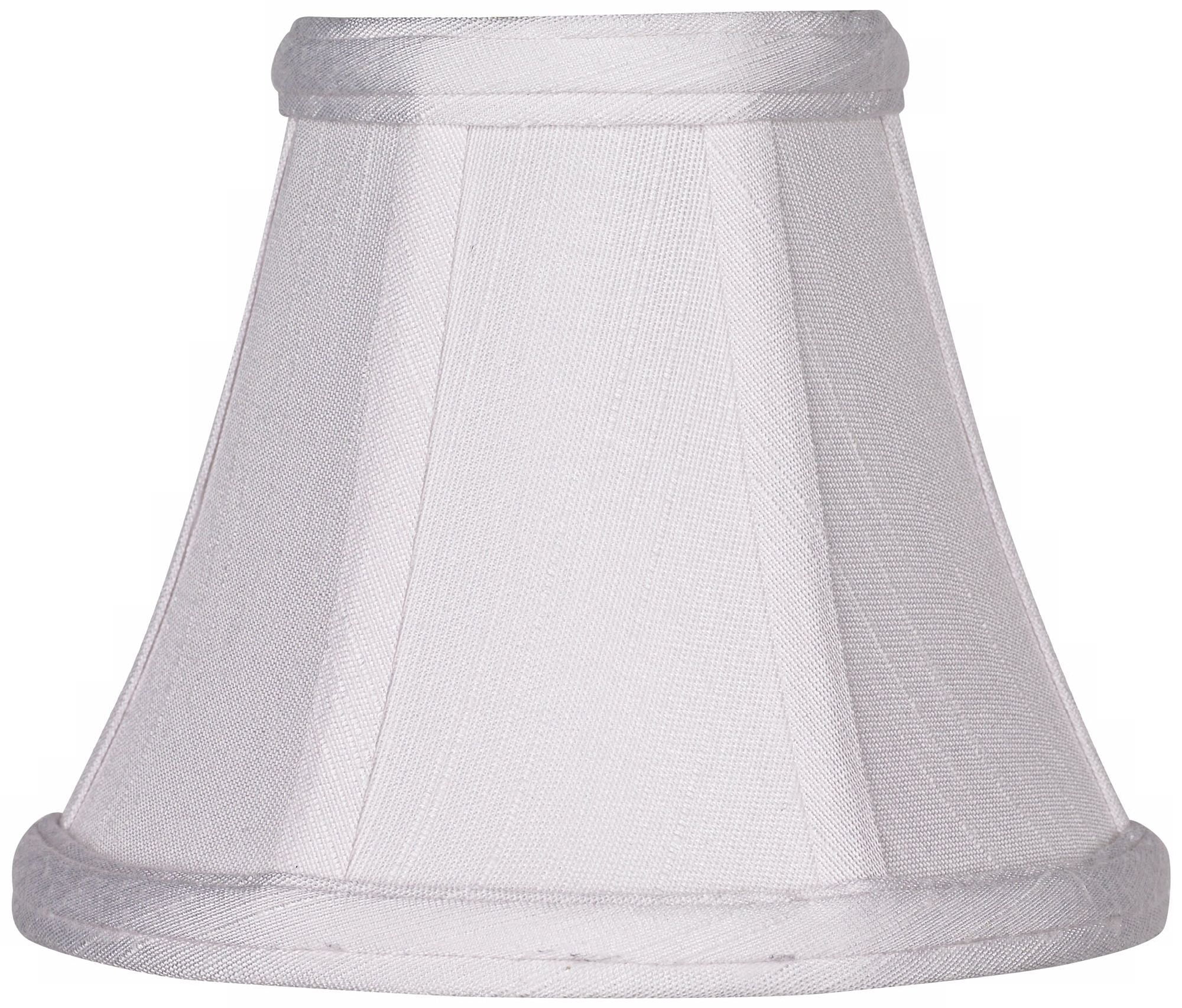 Springcrest Mimi White Fabric Lamp Shade 3x6x5 (Clip-On) - Walmart.com