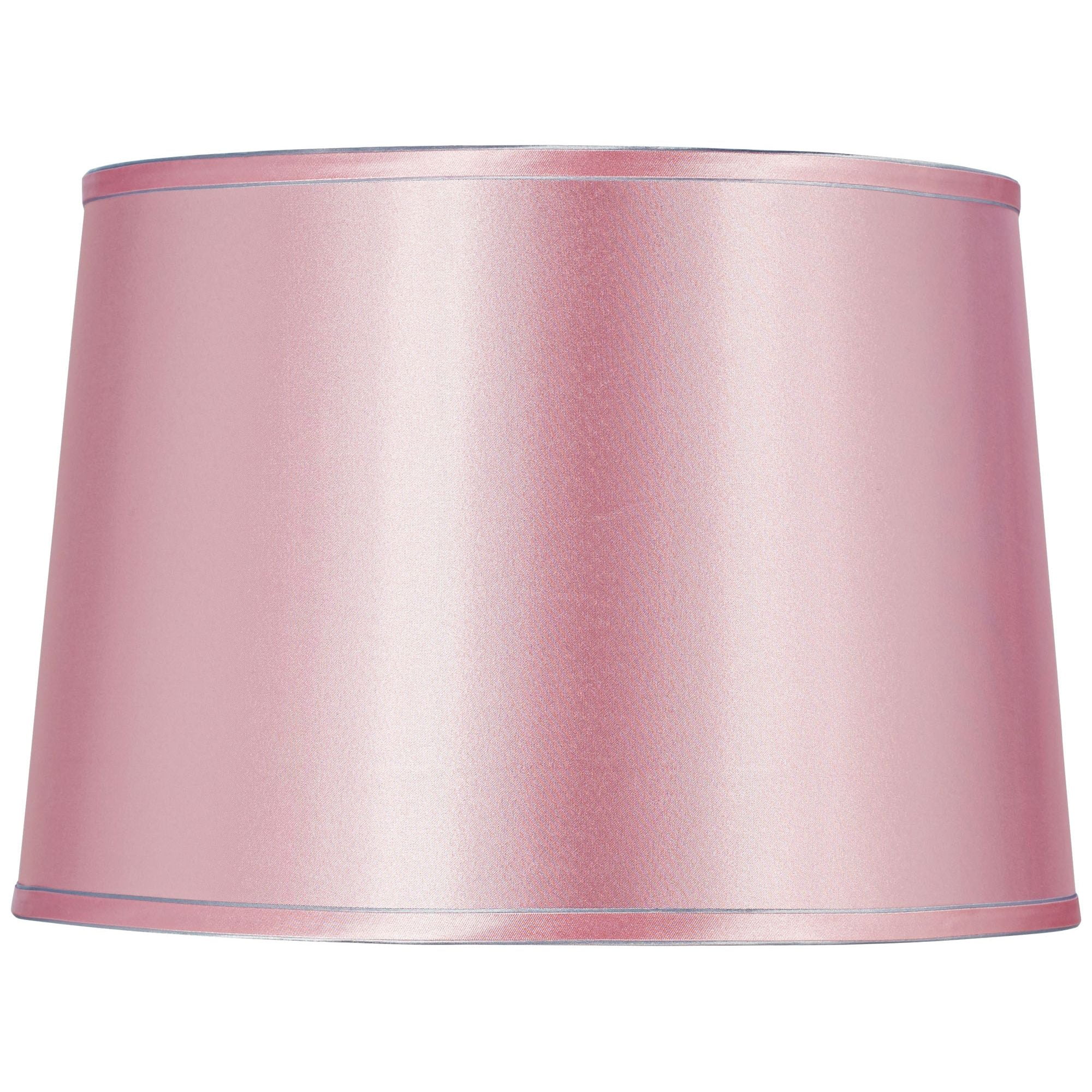Springcrest Sydnee Medium Size Lamp Shade in Pale Pink Satin with ...