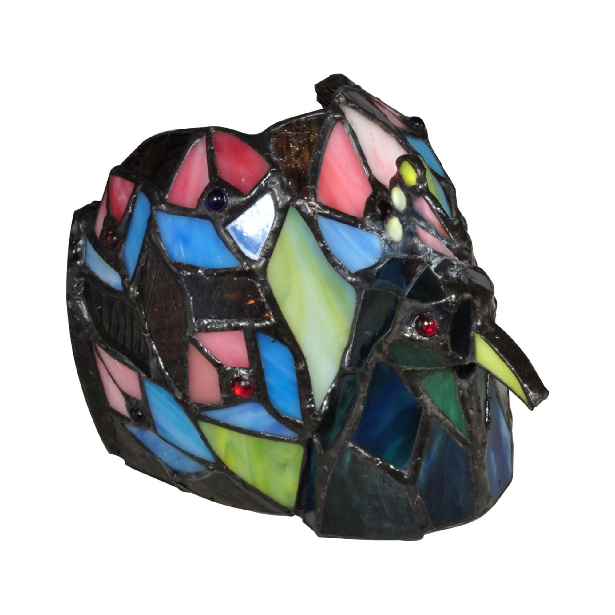 Springdale 7"H Peacock Tiffany Candle Votive - Walmart.com