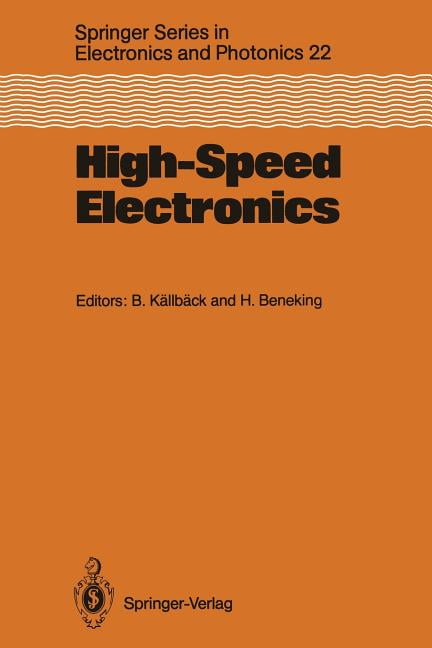 Springer Electronics and Photonics High-Speed Electronics: Basic ...