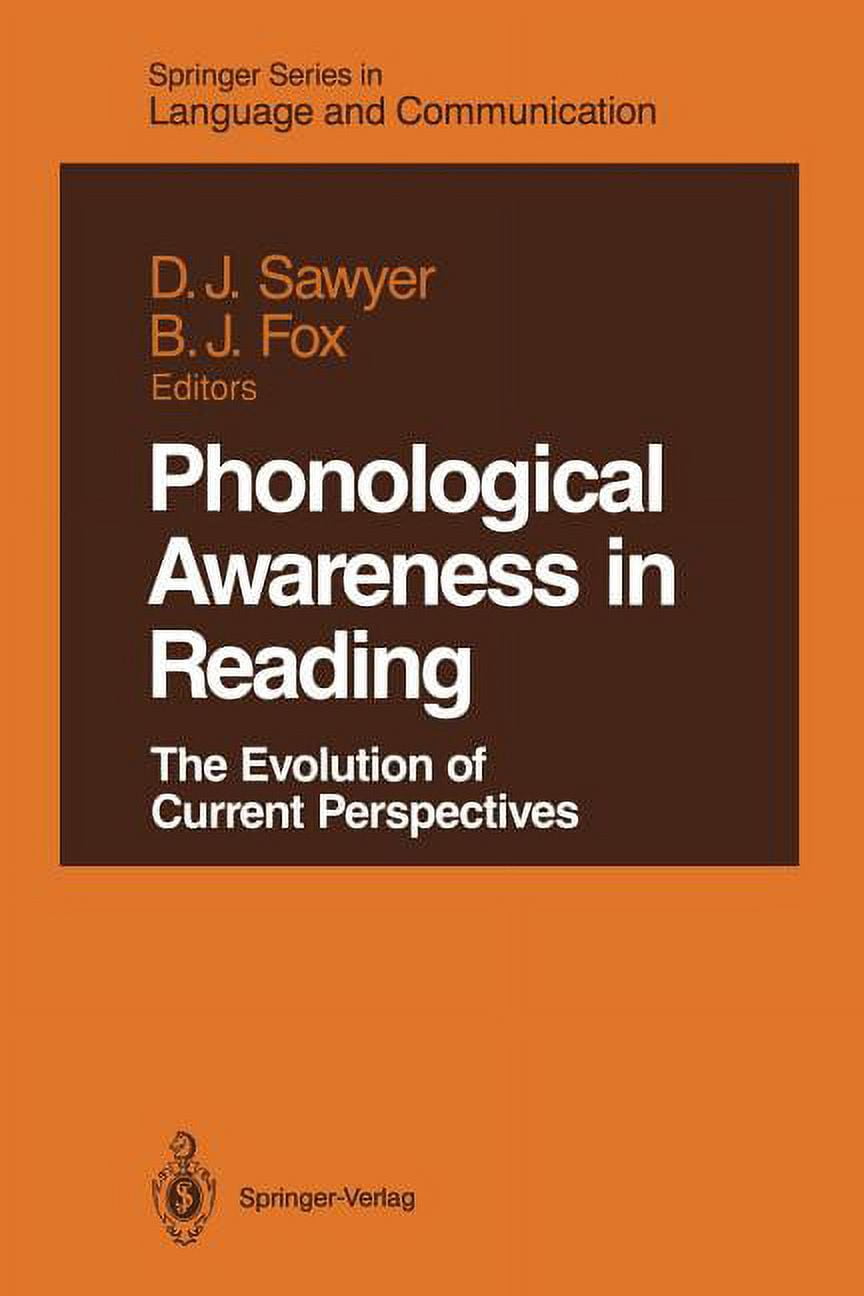 Springer Language and Communication: Phonological Awareness in Reading ...