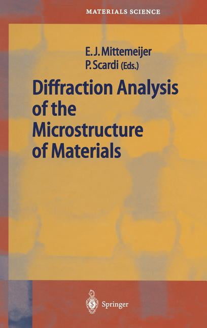 Springer Materials Science Diffraction Analysis of the Microstructure ...