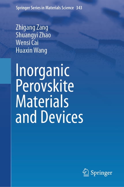 Springer Materials Science Inorganic Perovskite Materials and Devices ...
