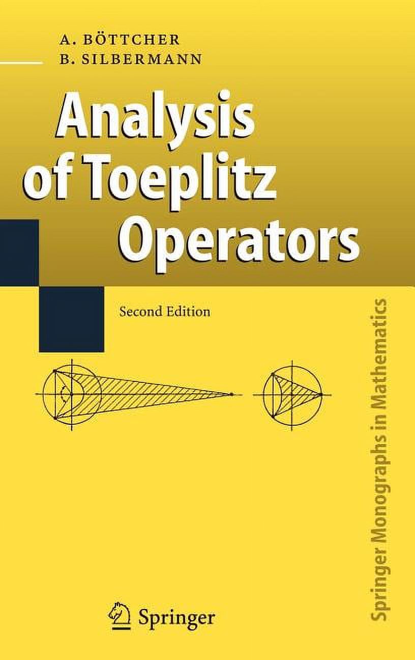 Springer Monographs in Mathematics Analysis of Toeplitz Operators, (Hardcover) - Walmart.com