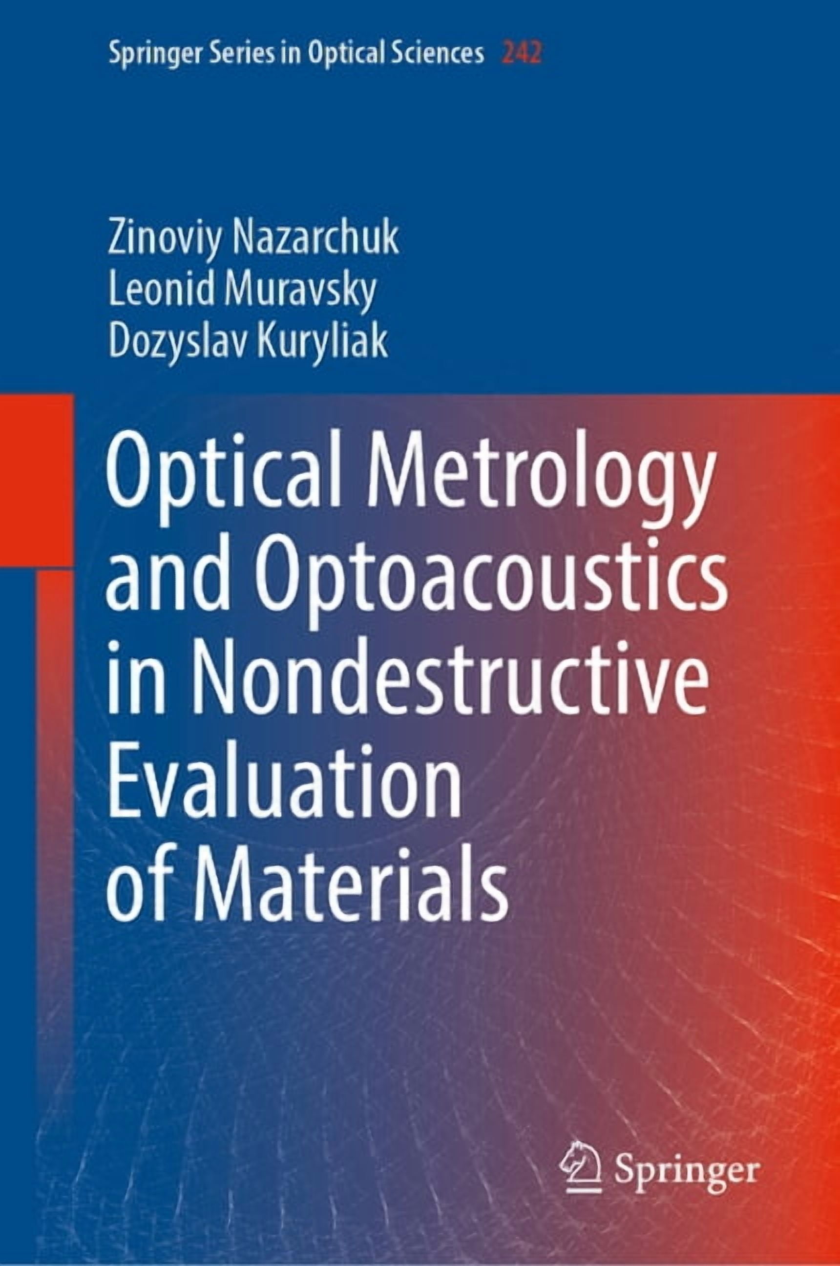 Springer Optical Sciences Optical Metrology and Optoacoustics in ...