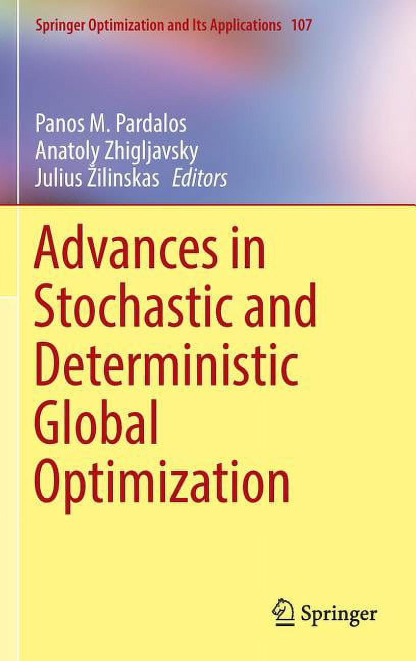 Springer Optimization and Its Applicatio Advances in Stochastic and ...