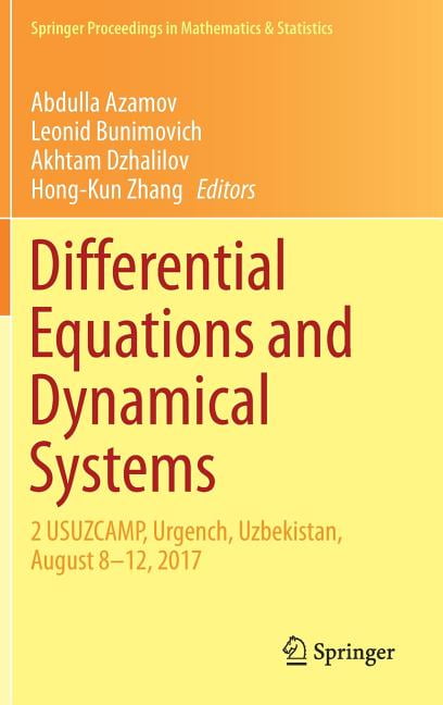 Springer Proceedings in Mathematics & Statistics: Differential Equations and Dynamical Systems ...
