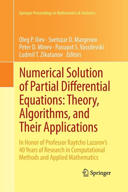 Springer Proceedings In Mathematics And Statistics Numerical Solution Of Partial Differential