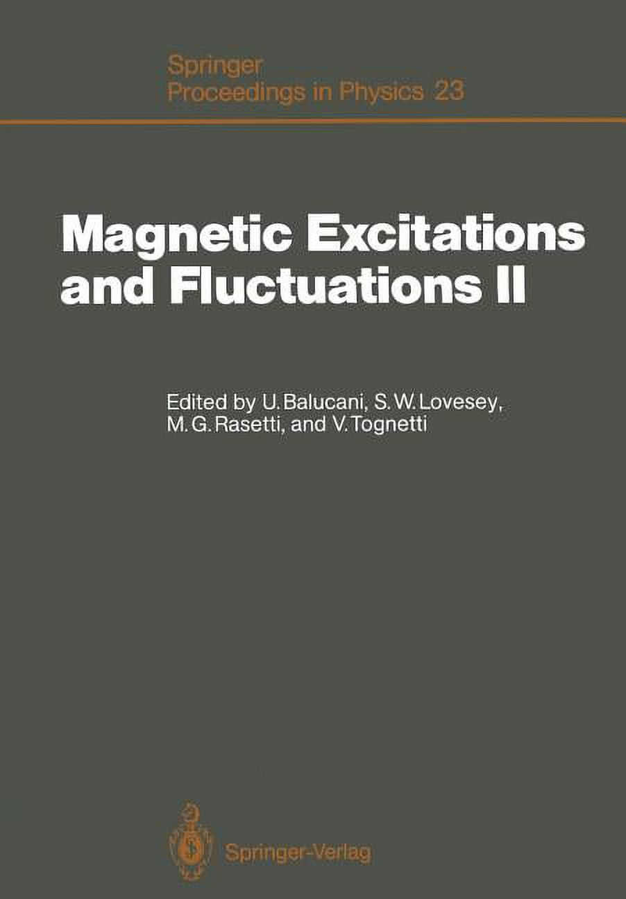 Springer Proceedings in Physics Magnetic Excitations and Fluctuations ...