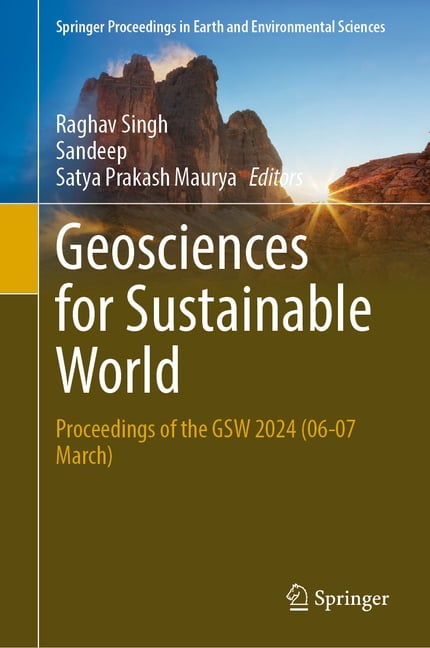Springer Proceedings in Earth and Enviro Geosciences for Sustainable ...