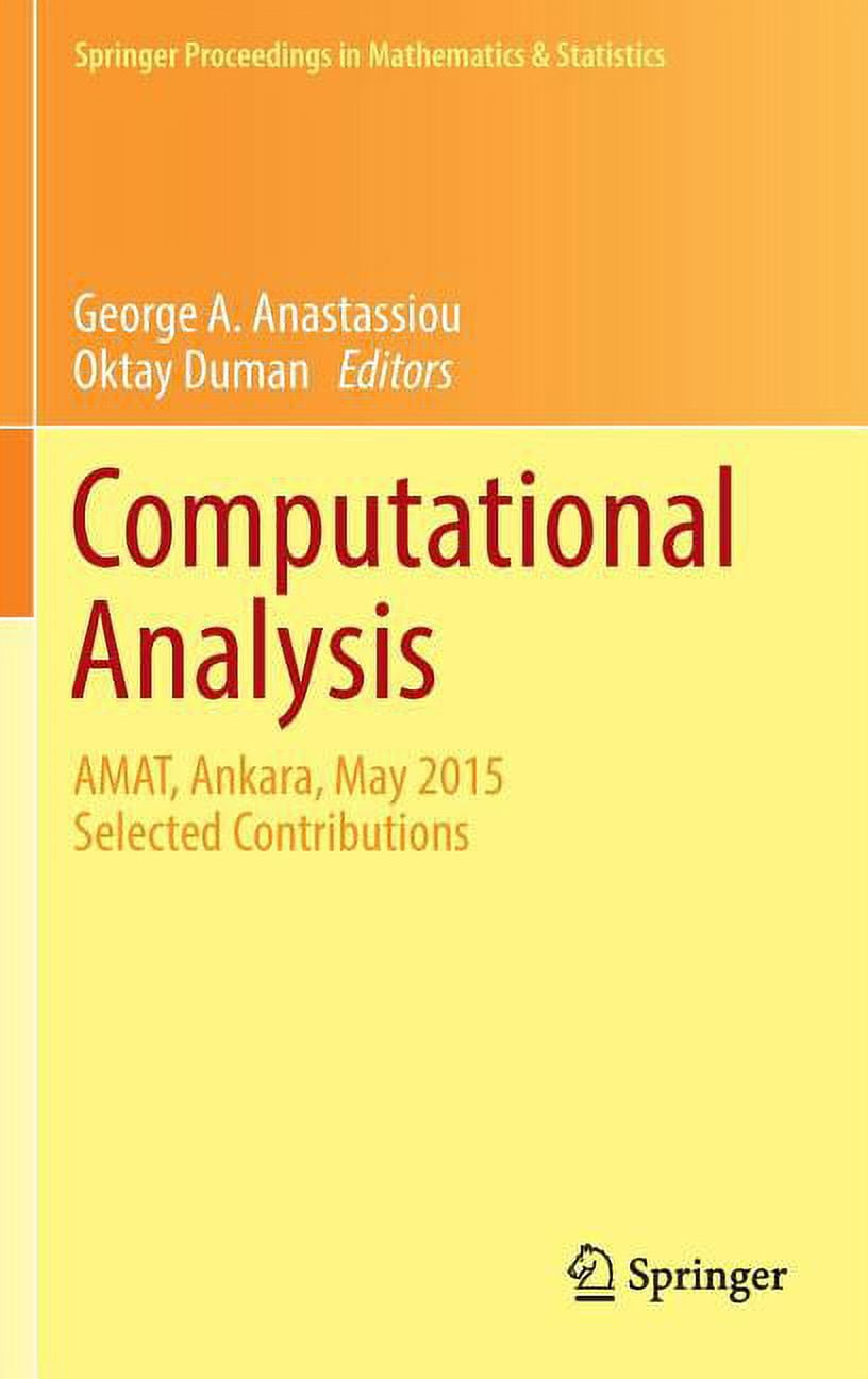Springer Proceedings in Mathematics & Computational Analysis: Amat, Ankara, May 2015 Selected ...