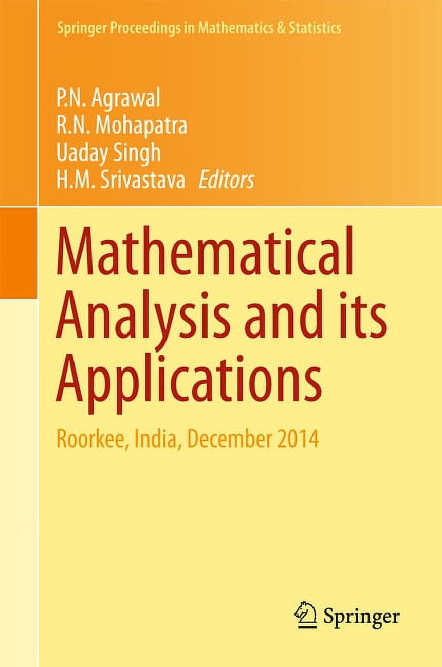 Springer Proceedings In Mathematics And Statistics Mathematical Analysis And Its Applications