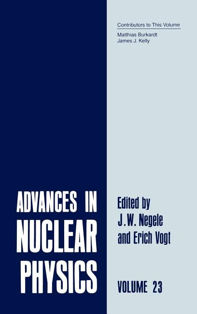 Springer Proceedings in Physics Advances in Nuclear Physics: Volume 23 ...
