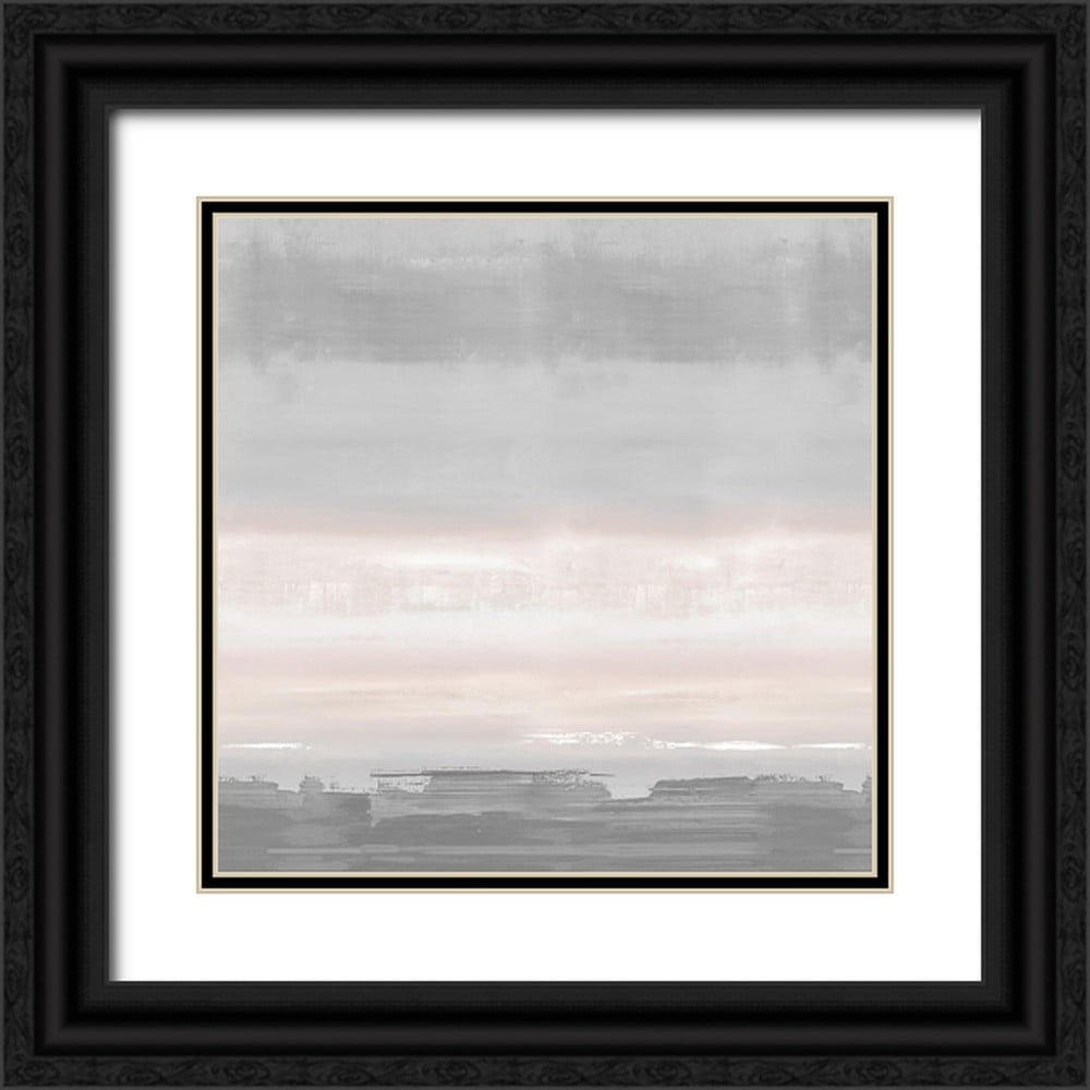 Springer, Rachel 15x15 Black Ornate Wood Framed with Double Matting ...