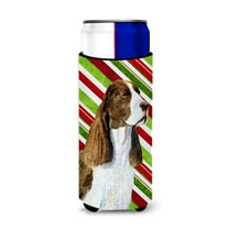 Maltese Candy Cane Holiday Christmas Ultra Hugger for slim cans ...