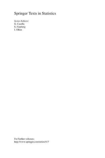 Springer Texts In Statistics An Introduction To Statistical Learning