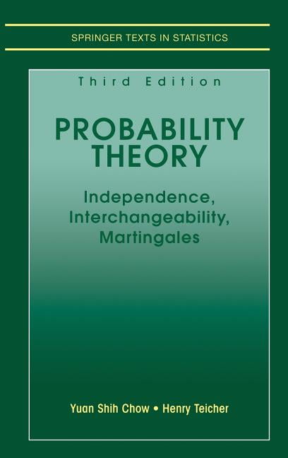 Springer Texts in Statistics Probability Theory, (Hardcover) - Walmart.com