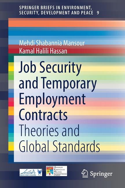 Springerbriefs in Environment, Security, Job Security and Temporary ...
