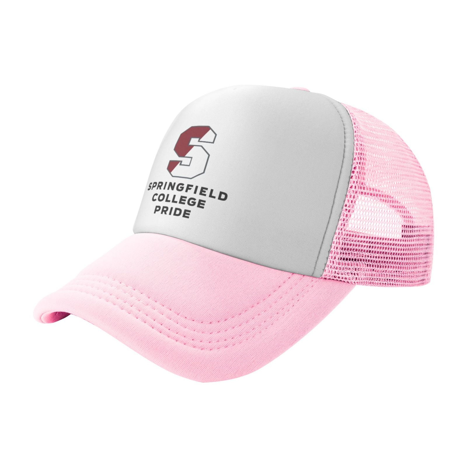 Springfield A College Logo Trucker Hats，Adjustable Comfortable Mesh ...