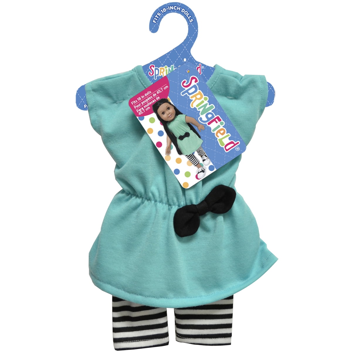 Springfield Collection Tunic W/Leggings-Aqua & Stripes, Pk 1 - Walmart.com