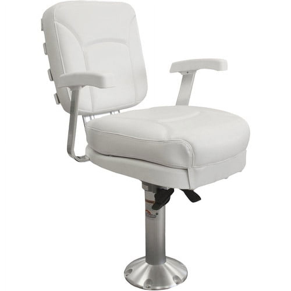 Springfield Ladder Back Chair with Cushions/Pedestal/Slide Swivel ...