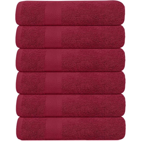 Burgundy Towels