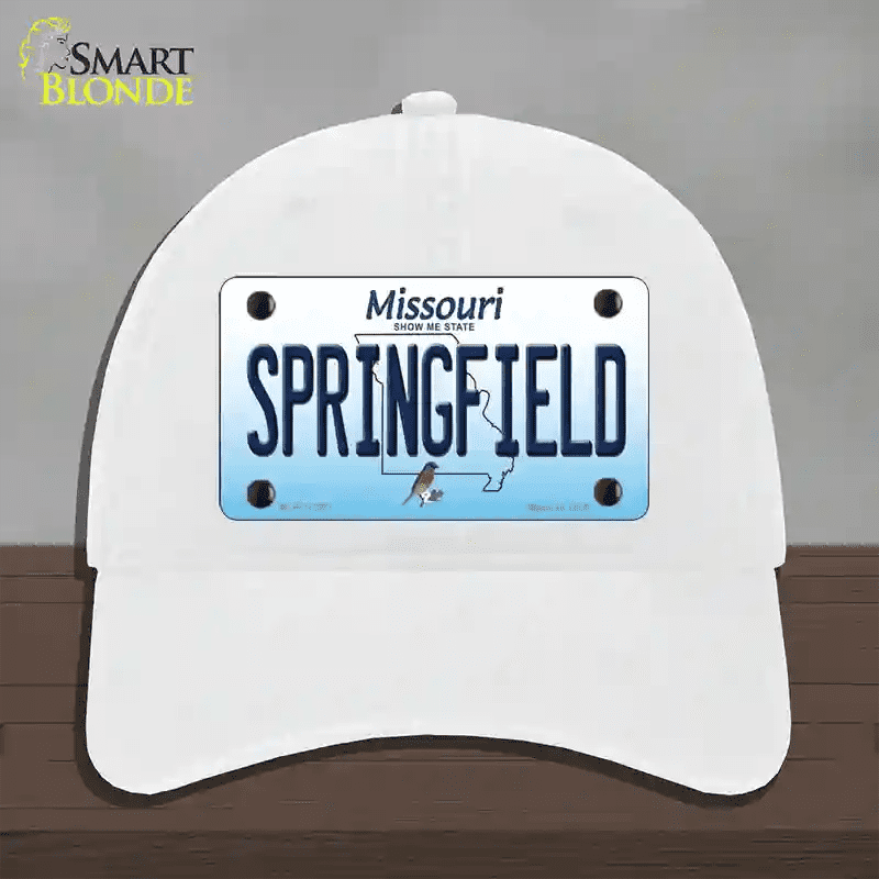Springfield Missouri Novelty License Plate Hat Unconstructed Cotton ...