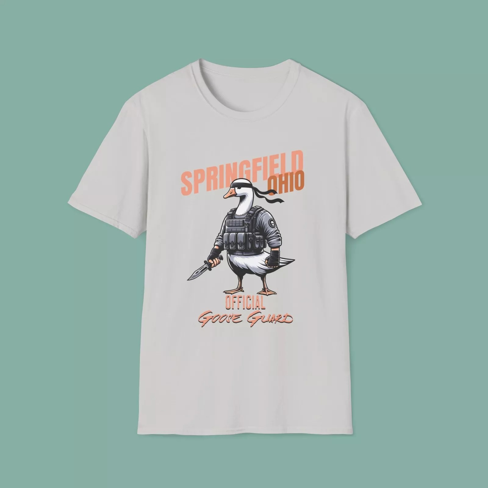Springfield Ohio Official Goose Guard Military Fowl Funny Debate Unisex ...