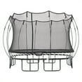 Springfree 11ft Jumbo Square Trampoline with Safety Enclosure & Jumping ...
