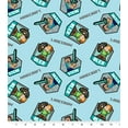 Springs Creative 18" x 21" Cotton Minecraft Steve and Alex Badges ...