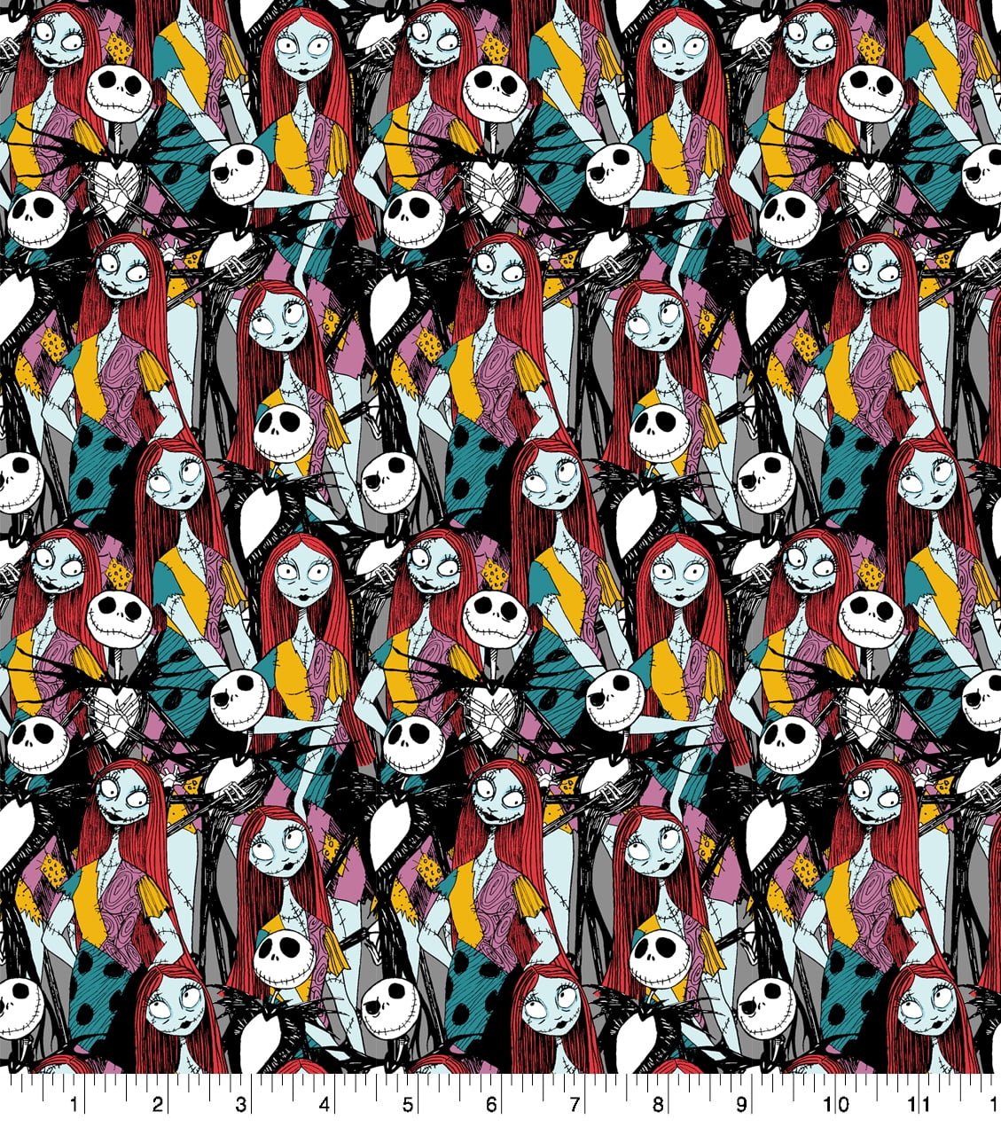 Springs Creative 18" x 21" Cotton Fabric, NBC Jack Sally Packed Design ...