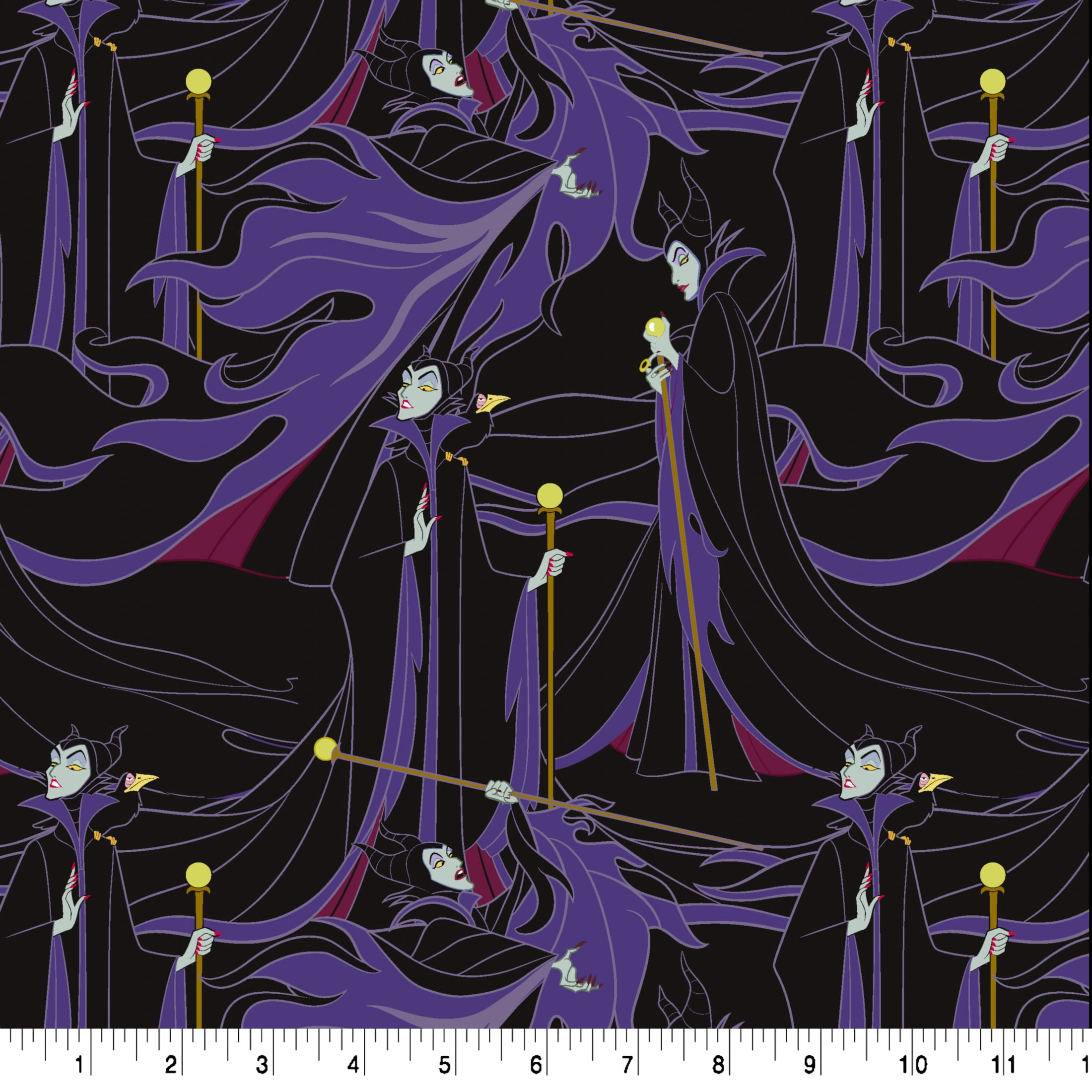 Springs Creative Disney Evil Maleficent Fat Quarter Fabric - Walmart.com