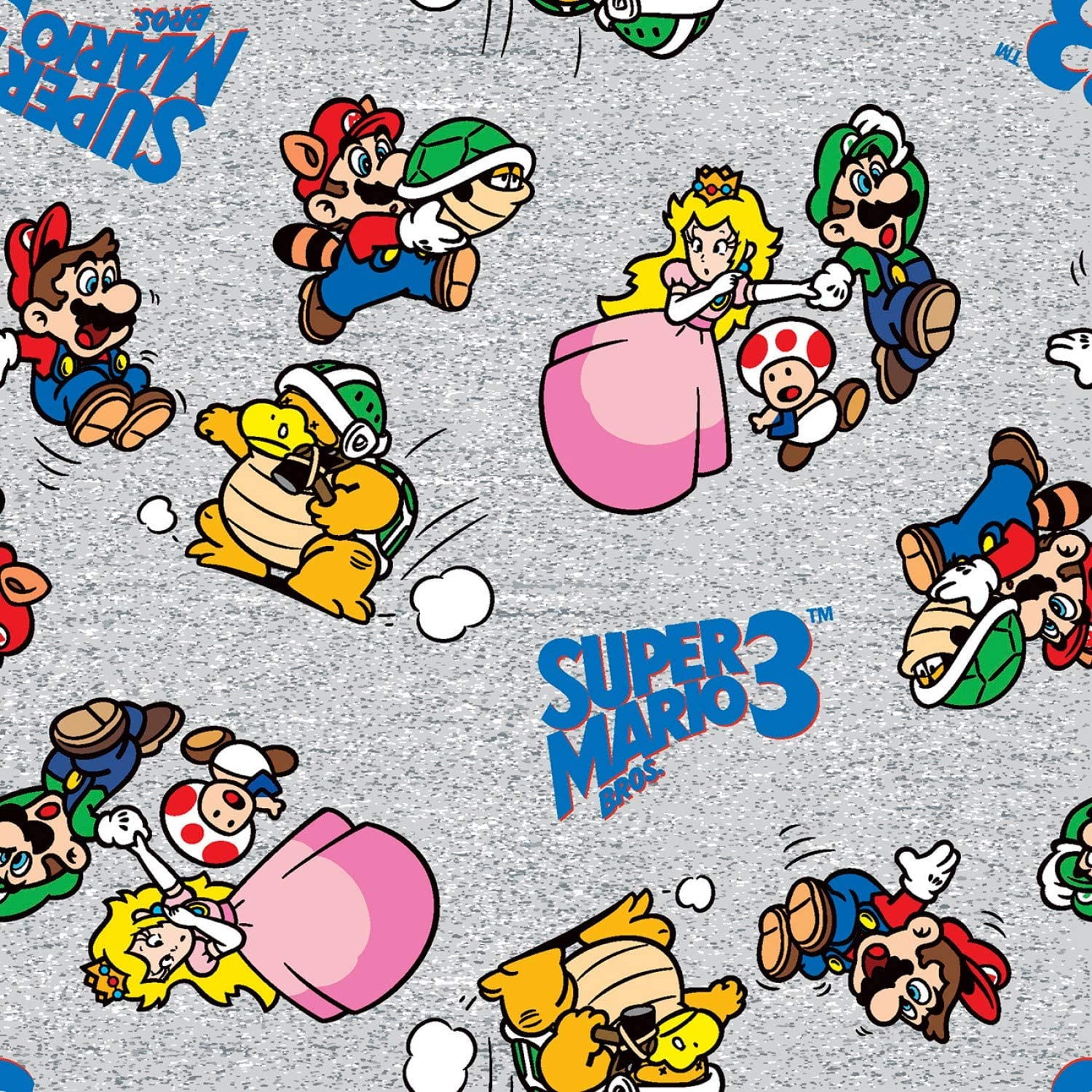 Springs Creative Mario & Friends Luigi Princess Sewing Cotton Fabric ...