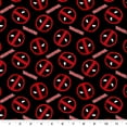 Springs Creative Marvel Deadpool Paint Logo Packed Fat Quarter Fabric ...