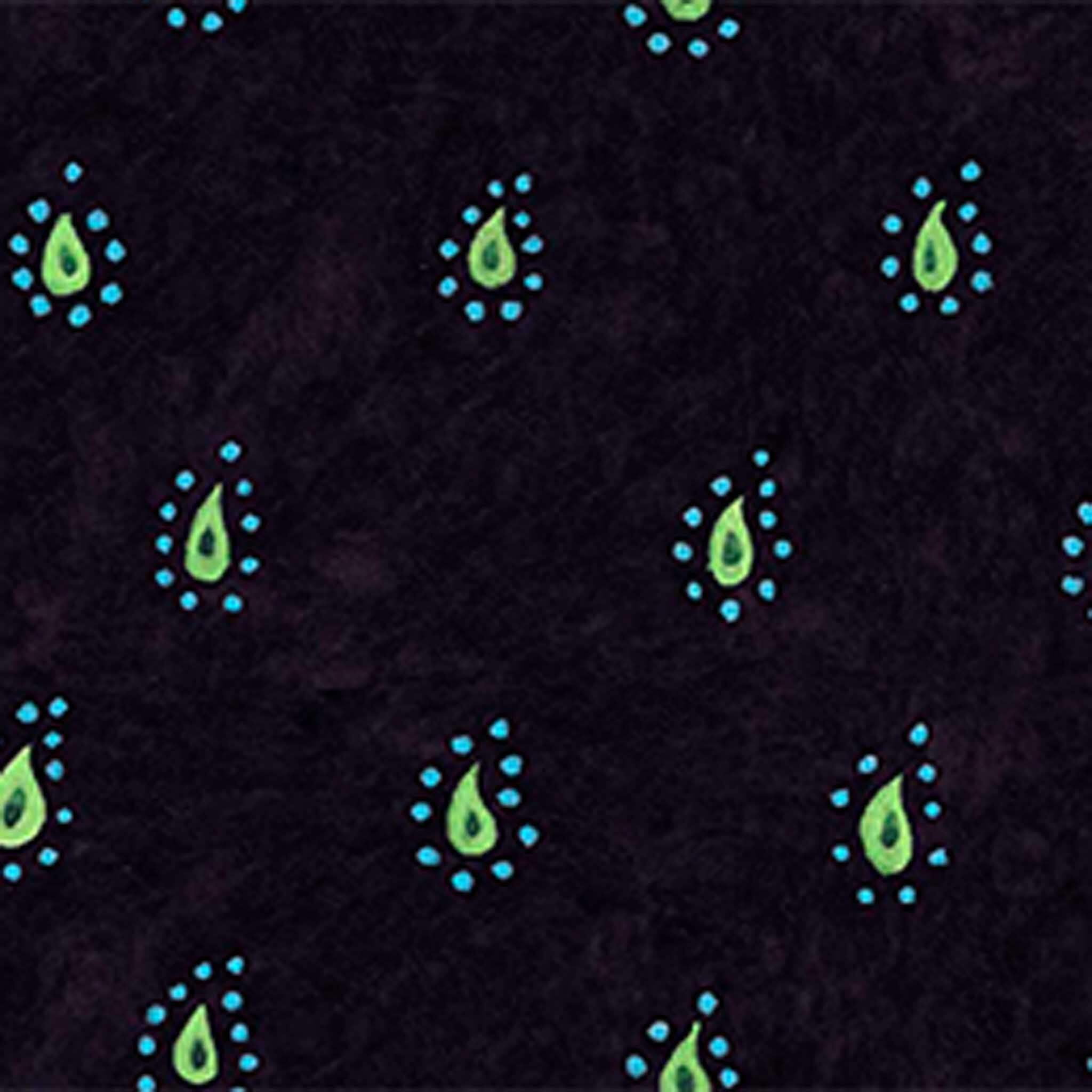 Susan Winget Calico Teardrop Paisley Cotton Fabric - Walmart.com