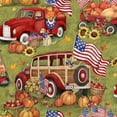 Springs Creative Susan Winget Harvest Patriotic Cute Dog Multicolor 100 ...