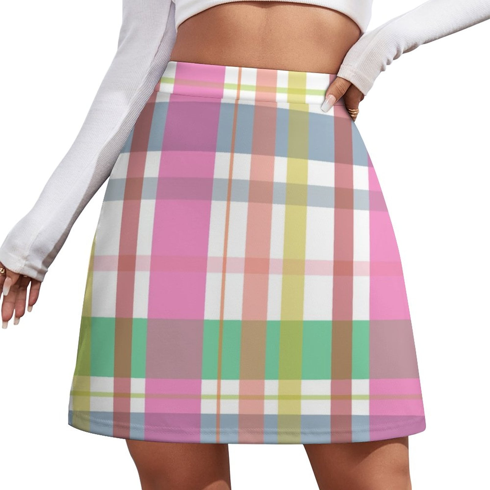 Springtime Argyle Mini Skirt dresses summer woman 2025 skirts for ...