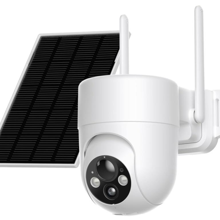 [Springtok] 2K Wi-Fi Only Solar Security Cameras Wireless with 360 ...