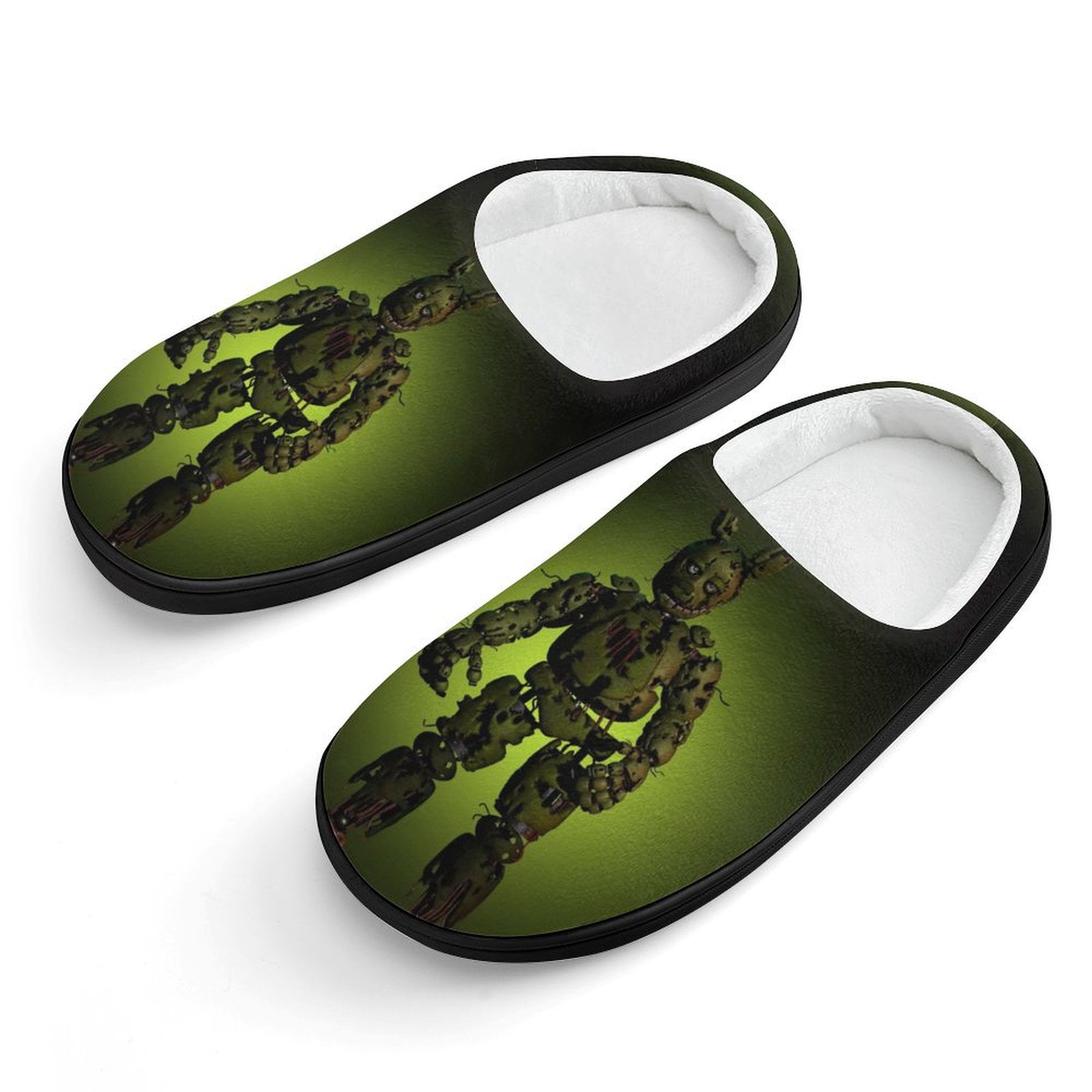 Springtrap FNAF Kids Cotton Slippers Slip-on Indoor Memory Foam House ...