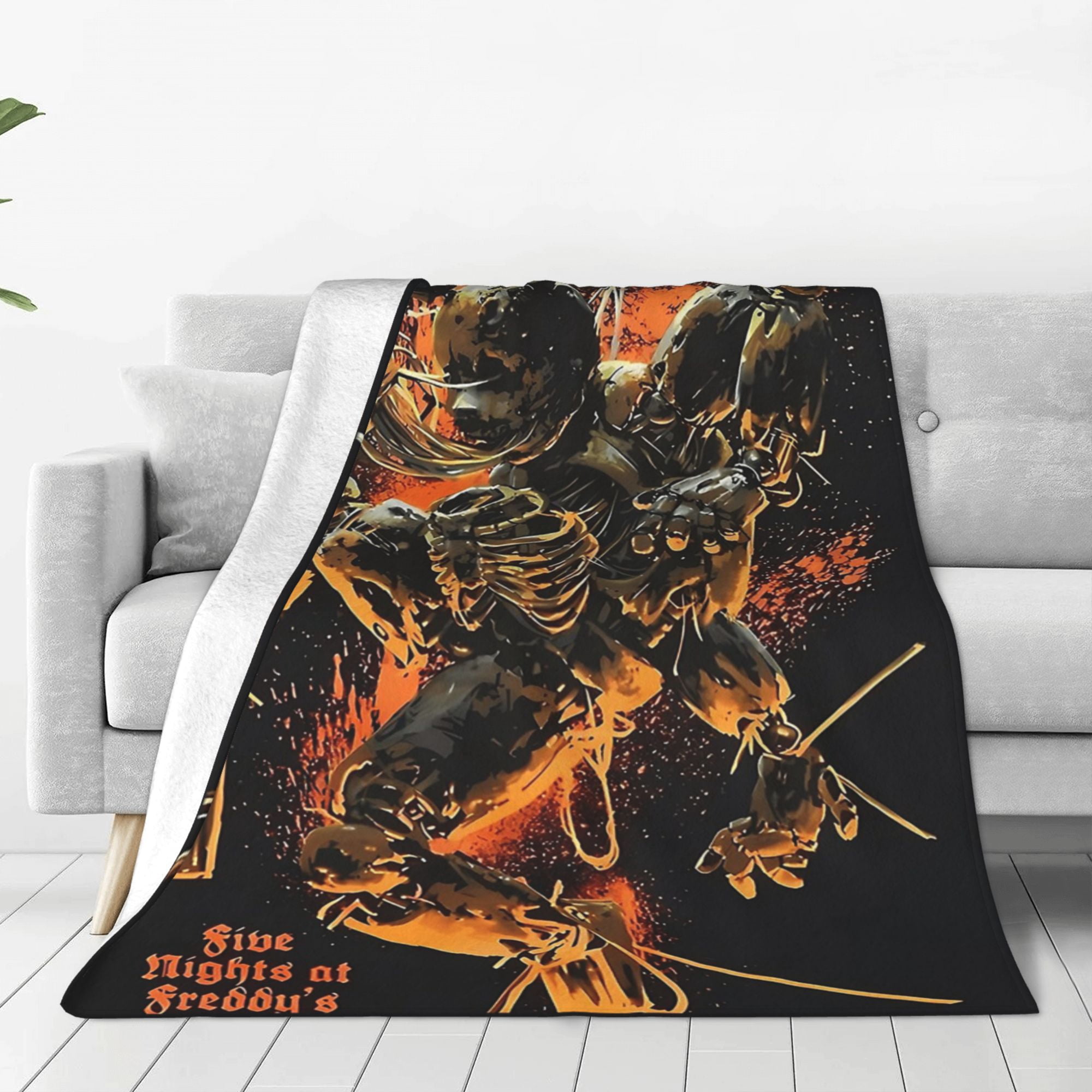 Springtrap Fnaf Soft Lightweight Bed Blankets Plush Fuzzy Cozy Blanket ...