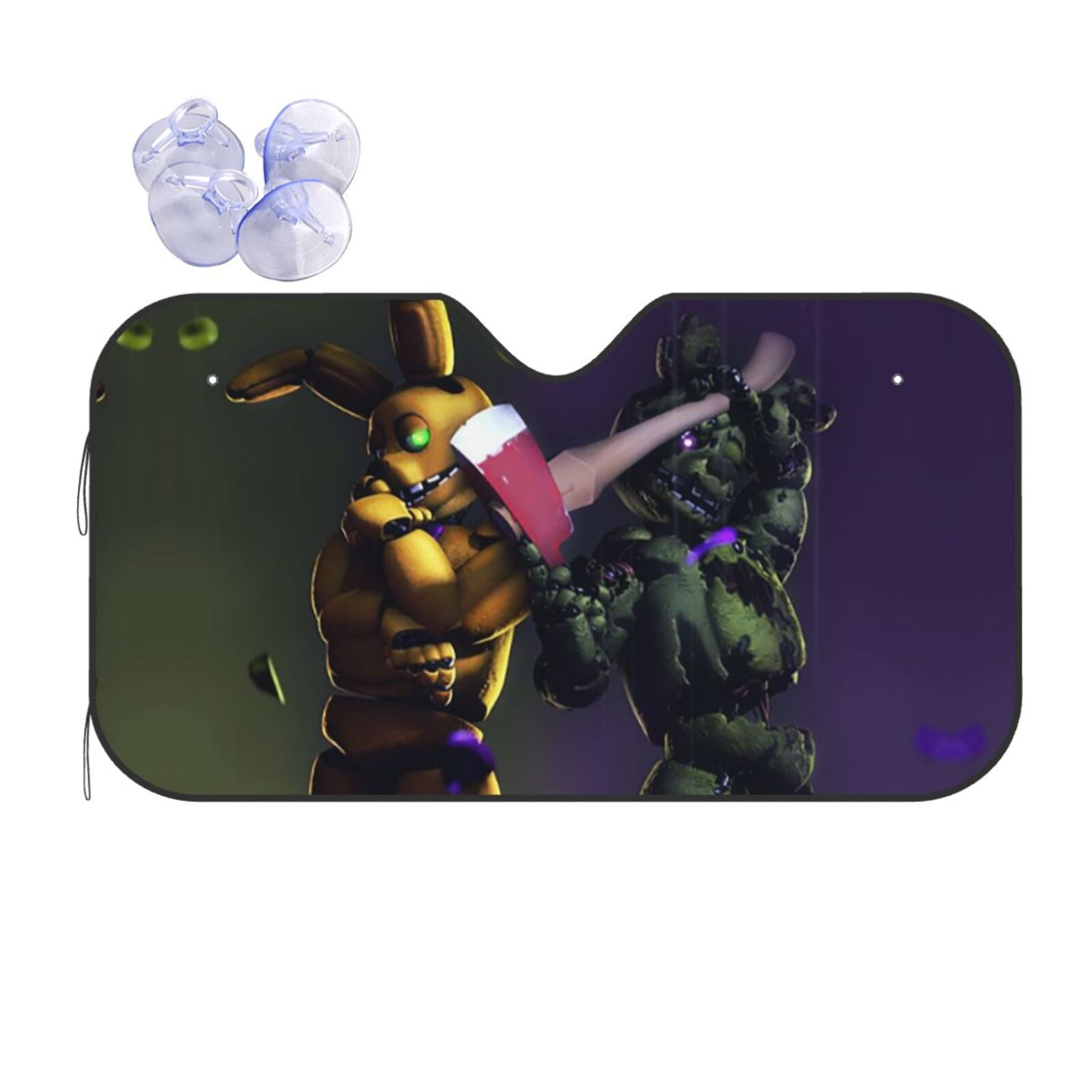 Springtrap and Springbonnie Car Windshield Sunshade Automotive Sun ...