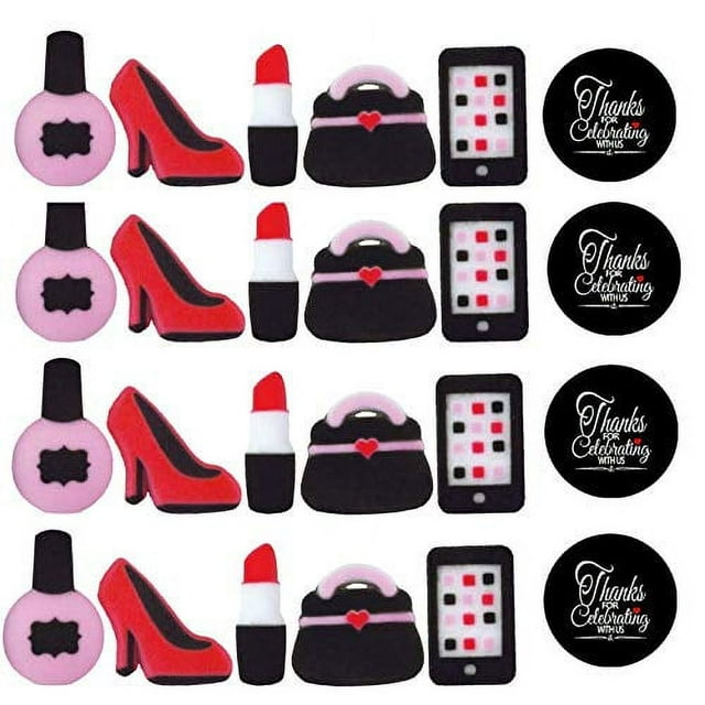 Sprinkle Deco 12 Count Girl Movie Hollywood Glam Diva Purse Lip Stick ...