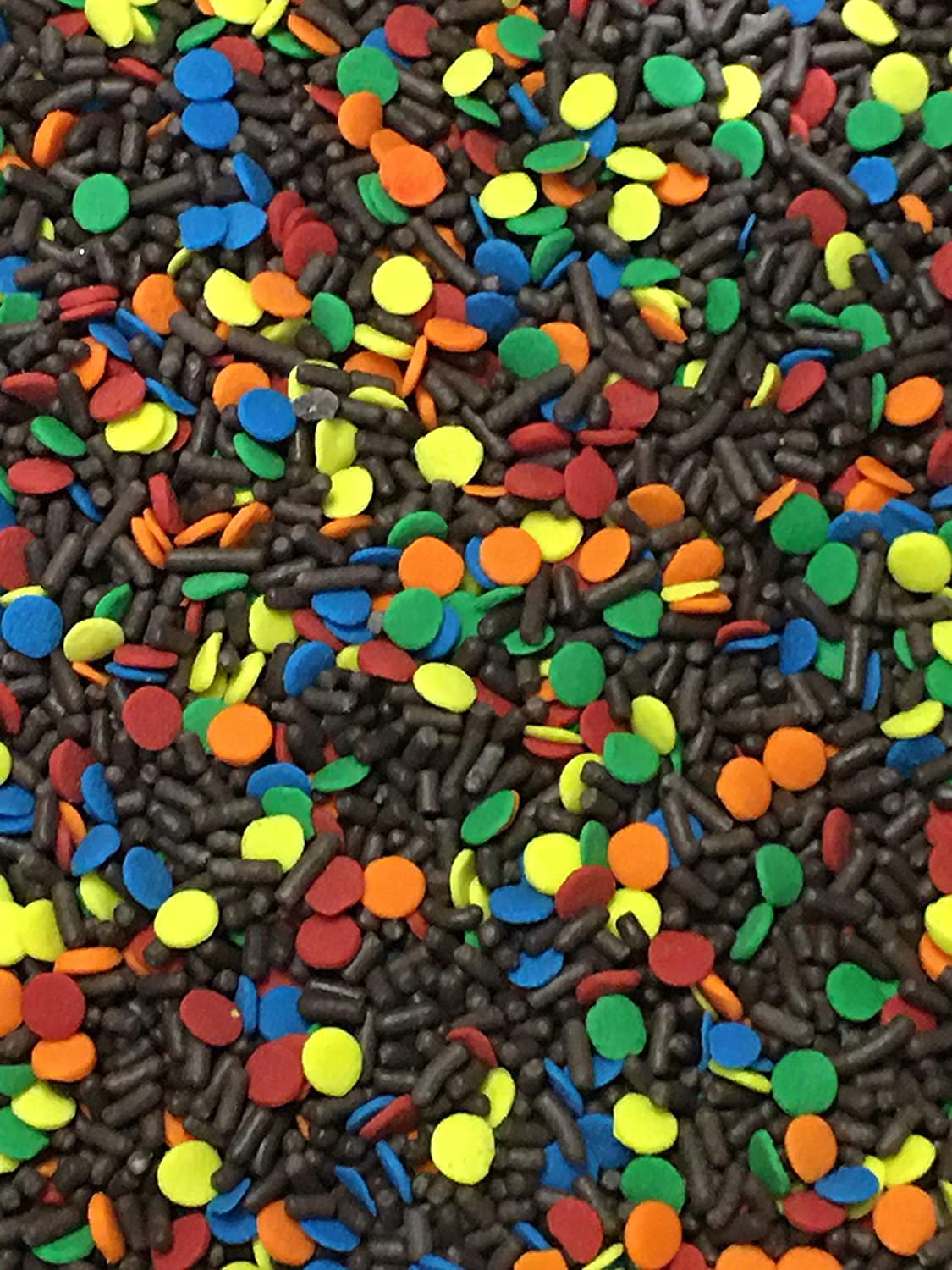 Sprinkle Deco® Chocolate Rainbow Edible Decoration Confetti Sprinkles ...
